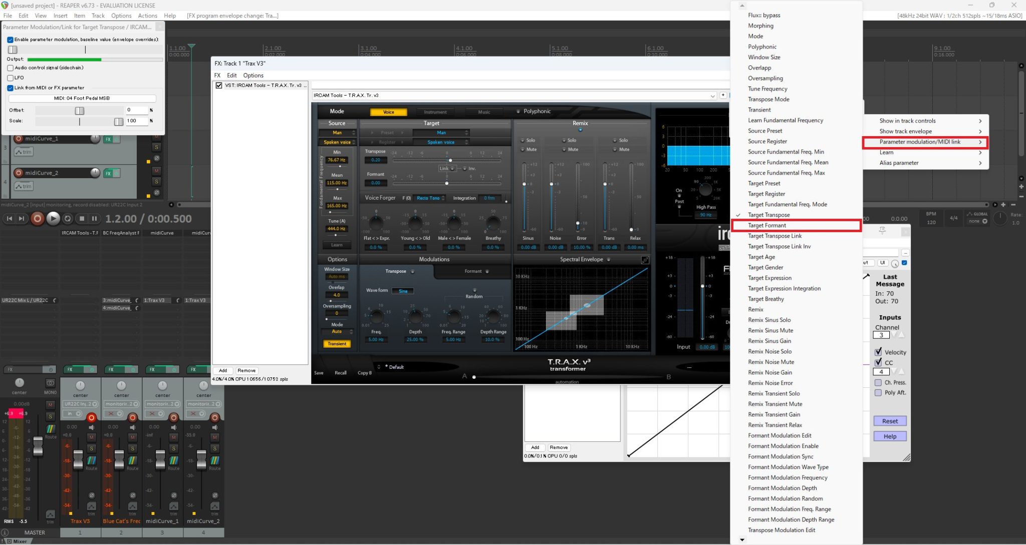 【バ美肉/ボイスチェンジャー】可変ピッチのやり方(REAPER / Trax V3 / Blue Cat’s FreqAnalyst ...